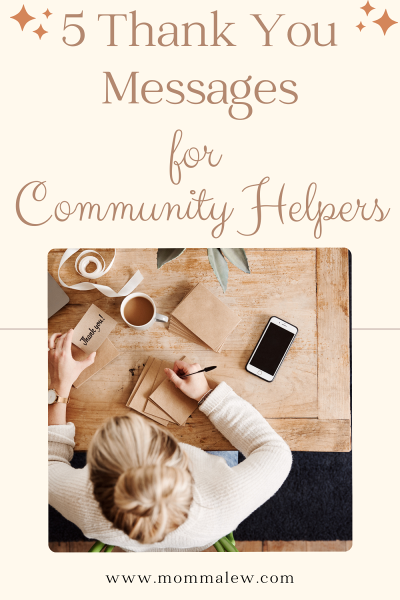 Creative Thank You Card Ideas for Community Helpers