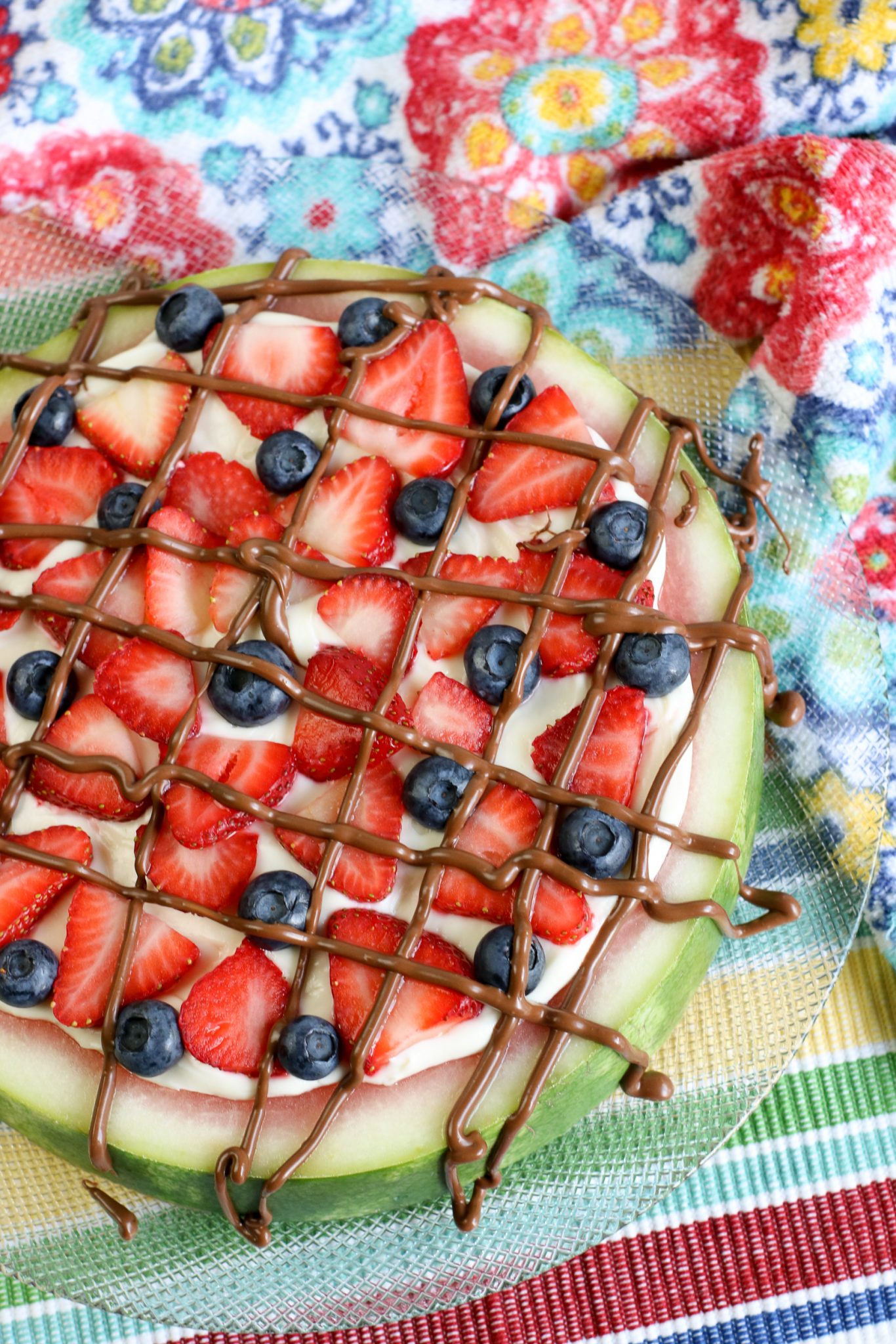 Watermelon Pizza Recipe (Easy No-Bake Summer Dessert)