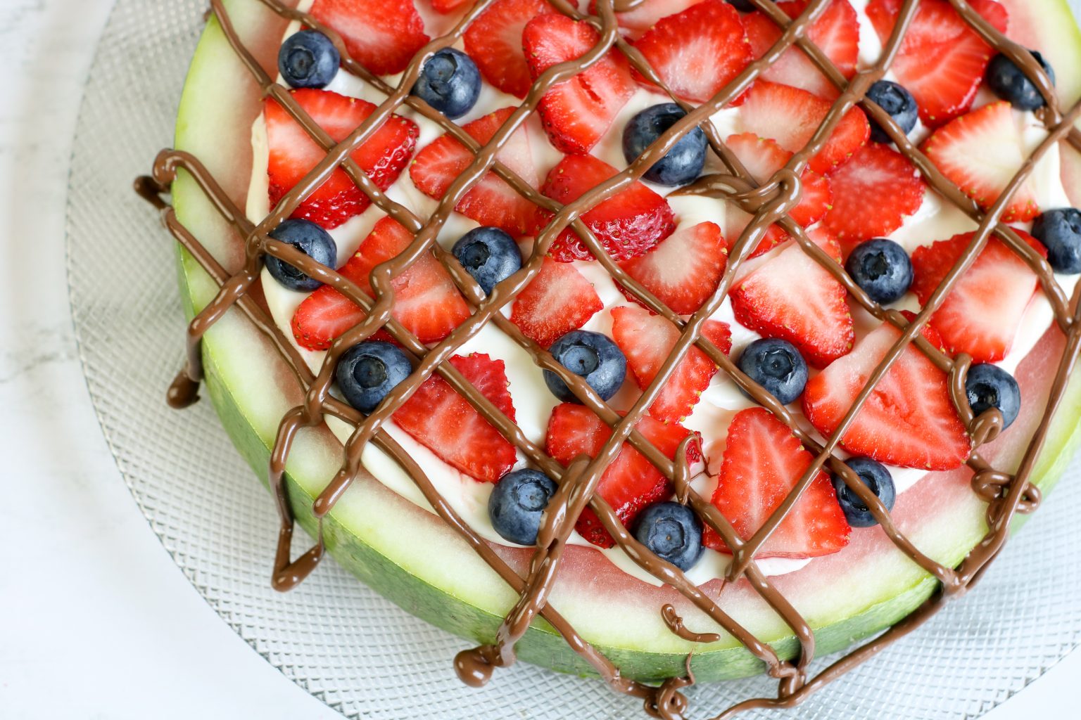 Watermelon Pizza Recipe (Easy No-Bake Summer Dessert)