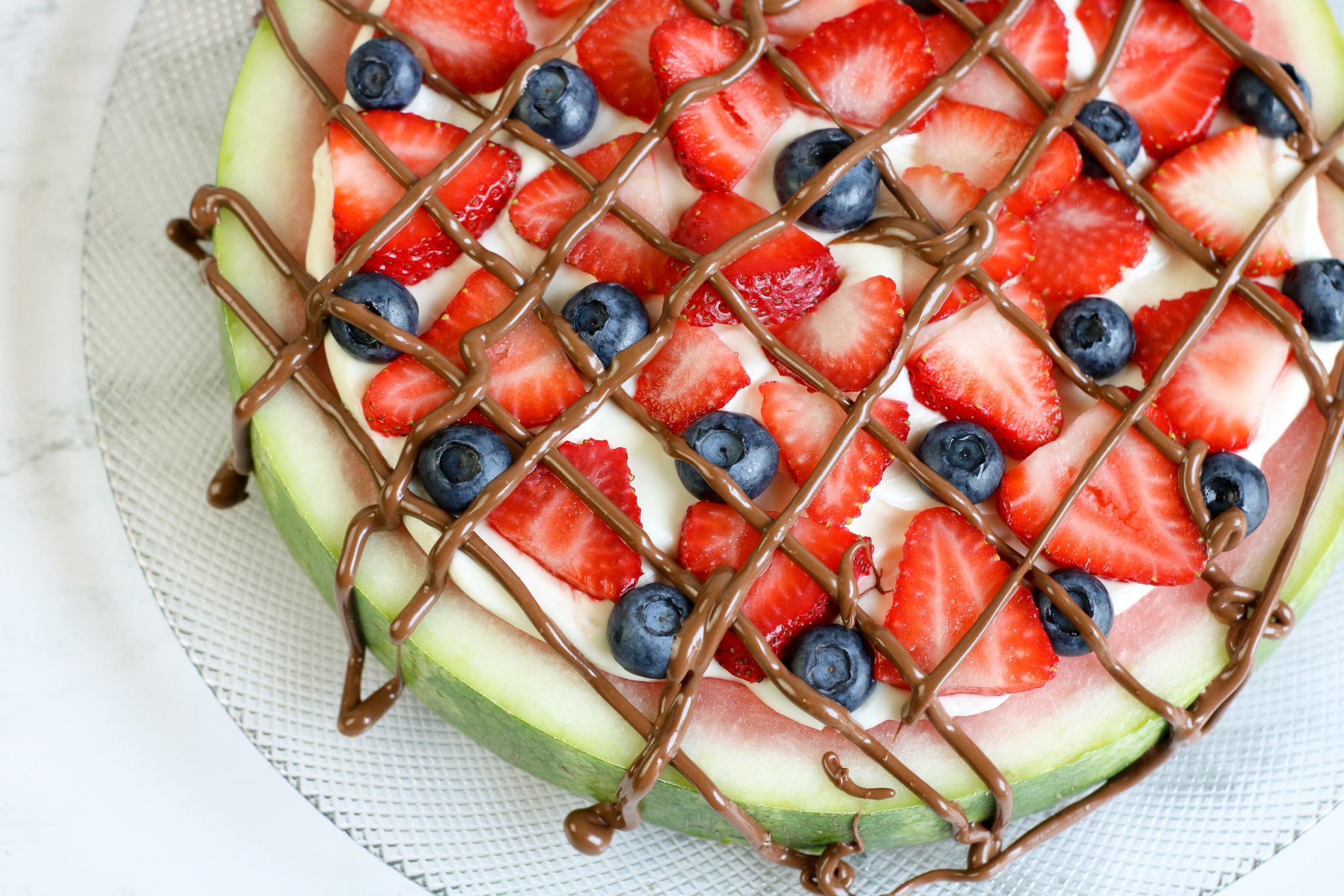 Watermelon Pizza Recipe (Easy No-Bake Summer Dessert)