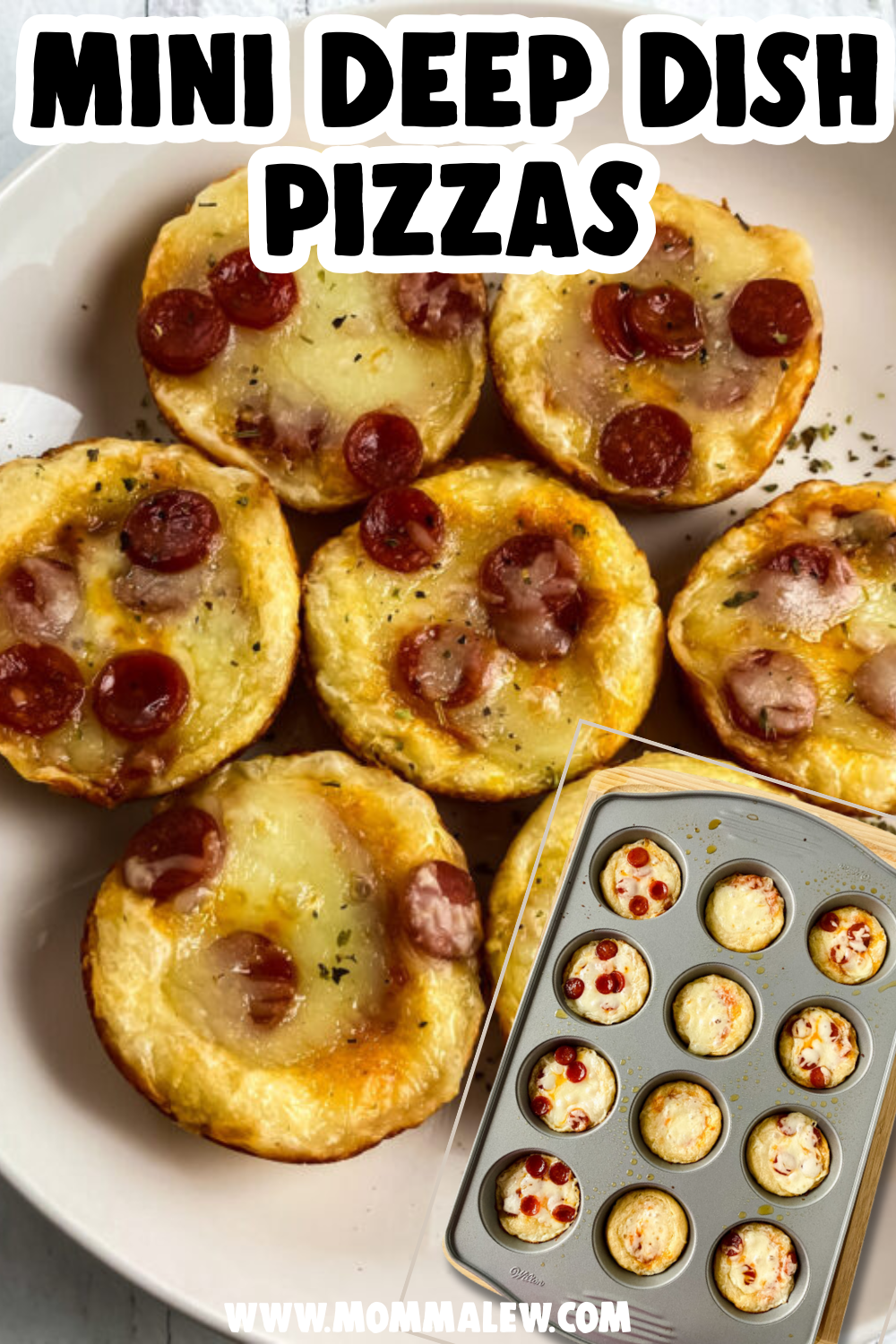 Mini Deep Dish Pizza Recipe – Easy Muffin Tin Pizza for Any Night