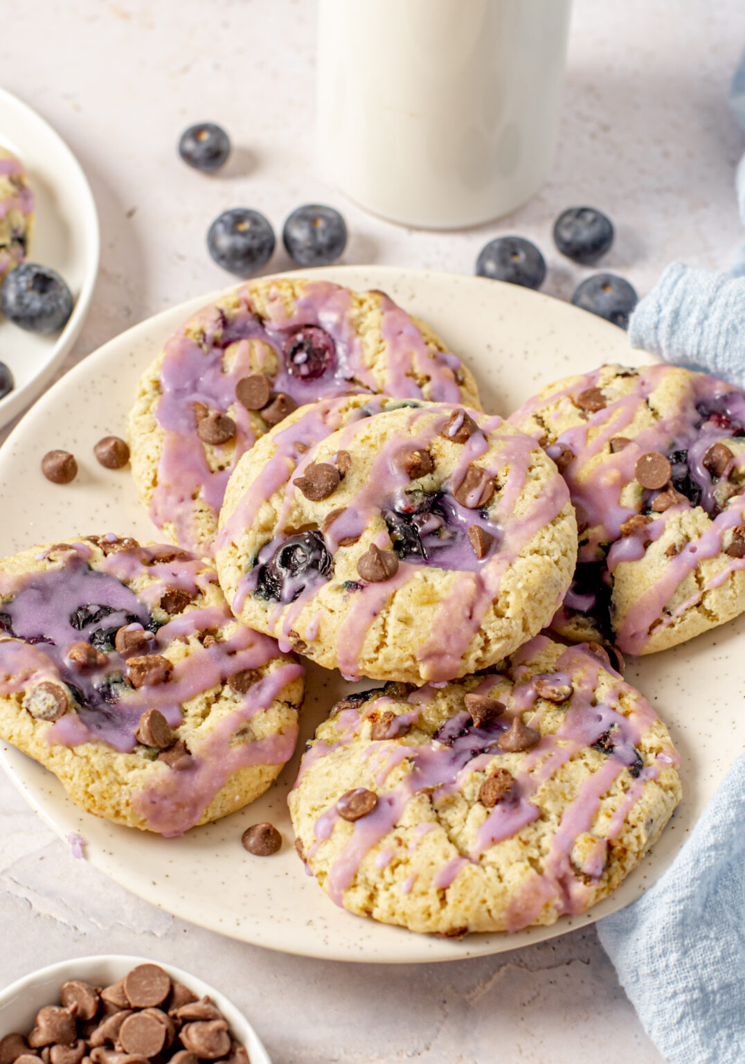 Bake These Blueberry Chocolate Chip Cookies, They Are Full of Flavor!