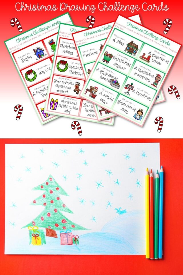 Christmas Drawing Ideas for Kids (Fun & Easy Challenge)