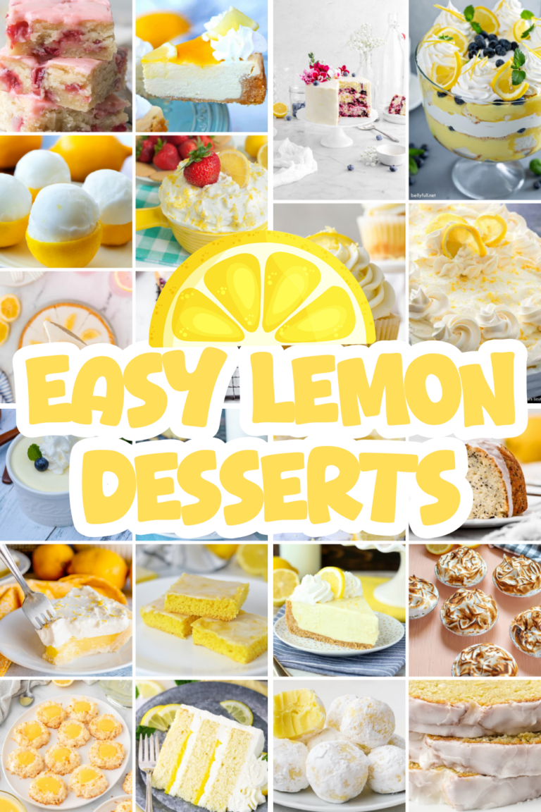 Easy Lemon Desserts the Whole Family Will Devour