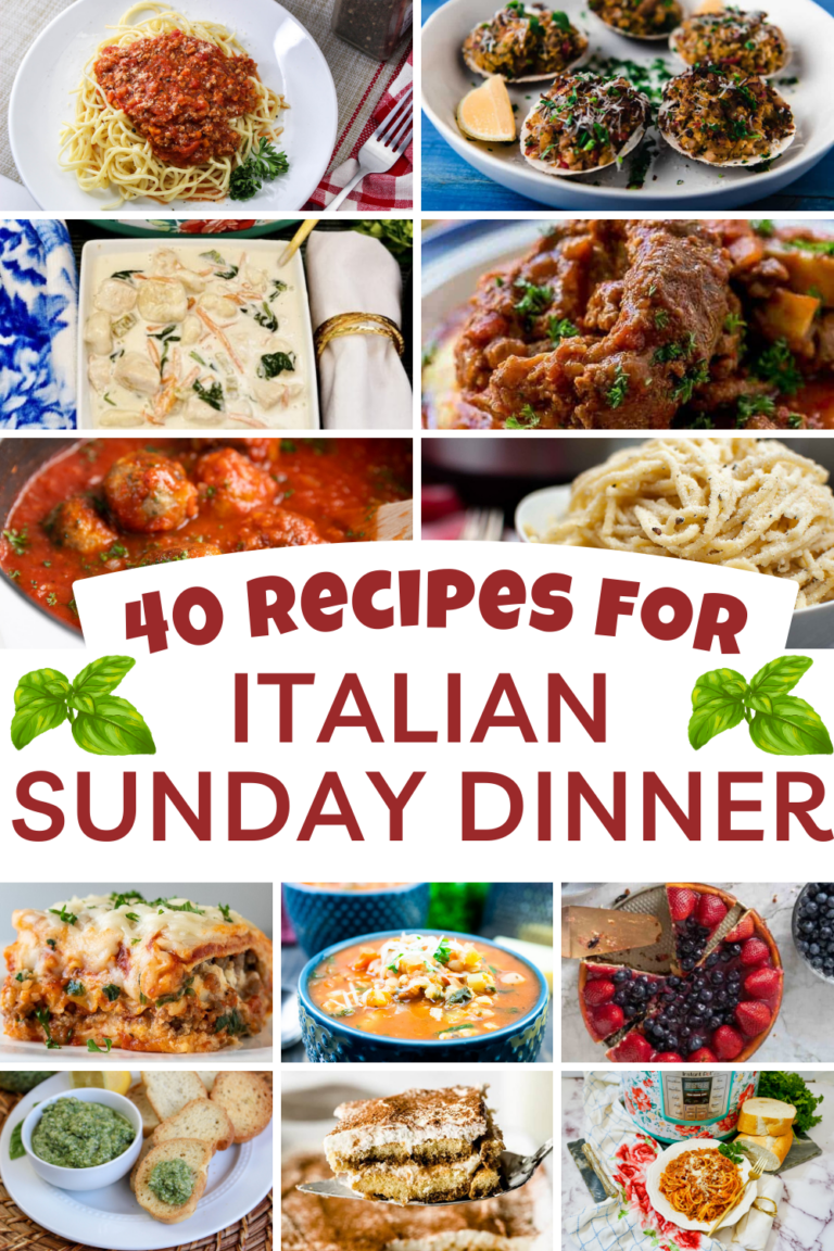 Italian Sunday Dinner Recipes: Traditional Dishes for the Whole Family