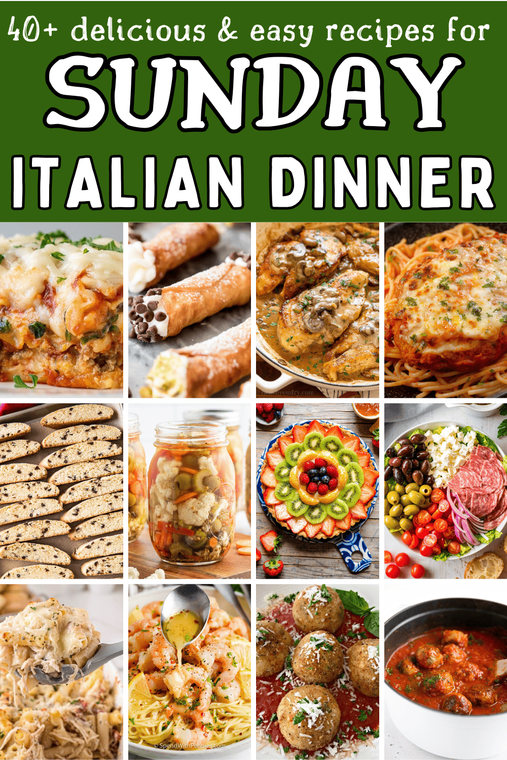 Italian Sunday Dinner Recipes: Traditional Dishes for the Whole Family