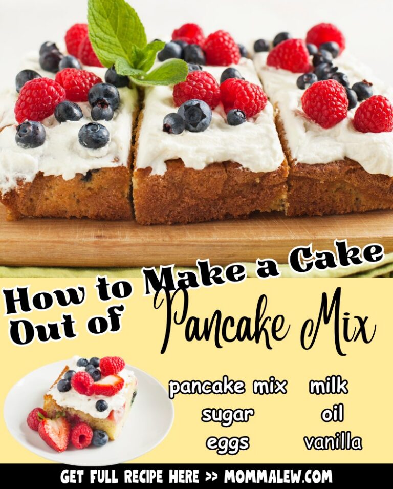 How to Make a Cake with Pancake Mix (Easy Dessert Hack)