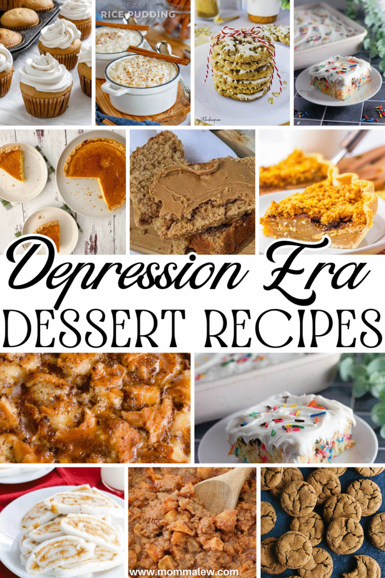 Depression Era Desserts: Simple, Nostalgic & Sweet Classics