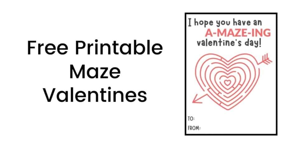 Free Valentine Printables PDF (Coloring, Mazes & More)