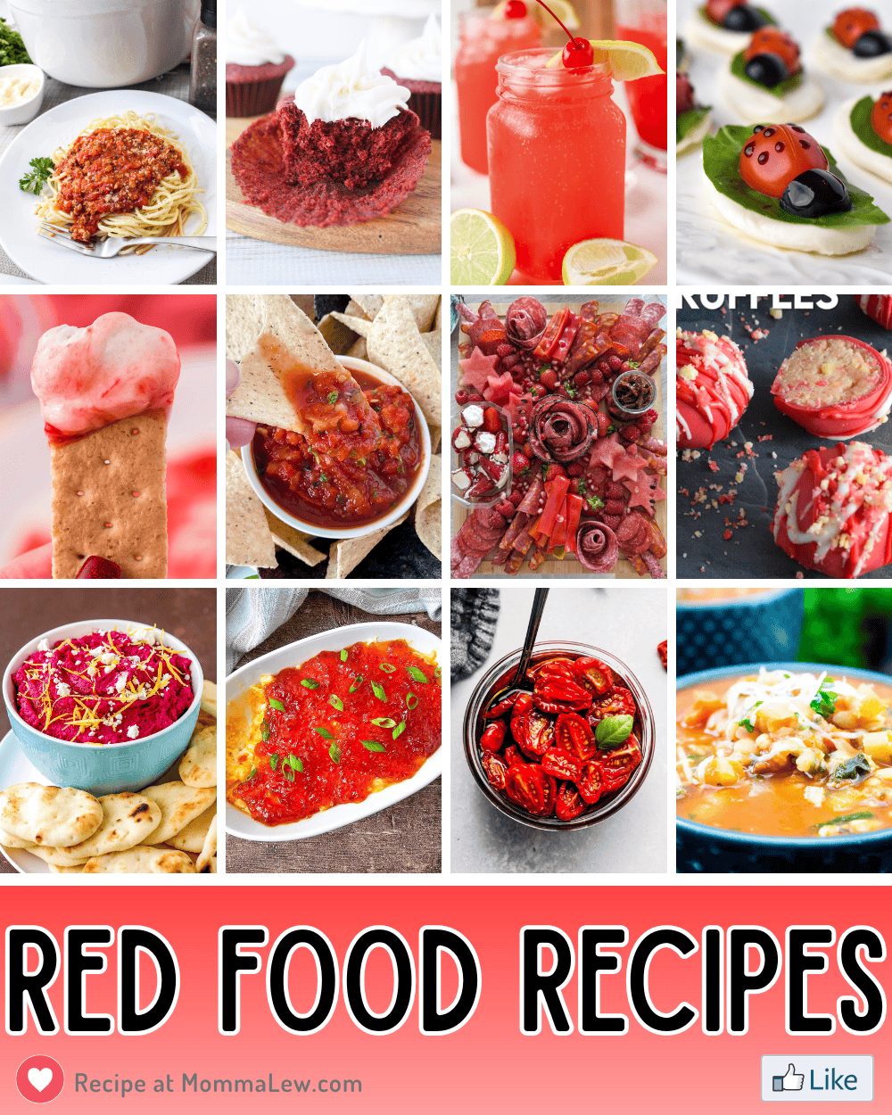 Red Food Recipes – Fun, Festive Party Favorites (Easy)