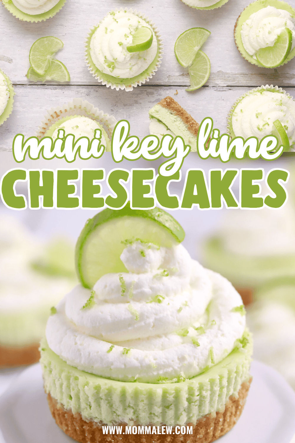 Mini Key Lime Cheesecakes (Creamy, Easy, Party-Perfect)