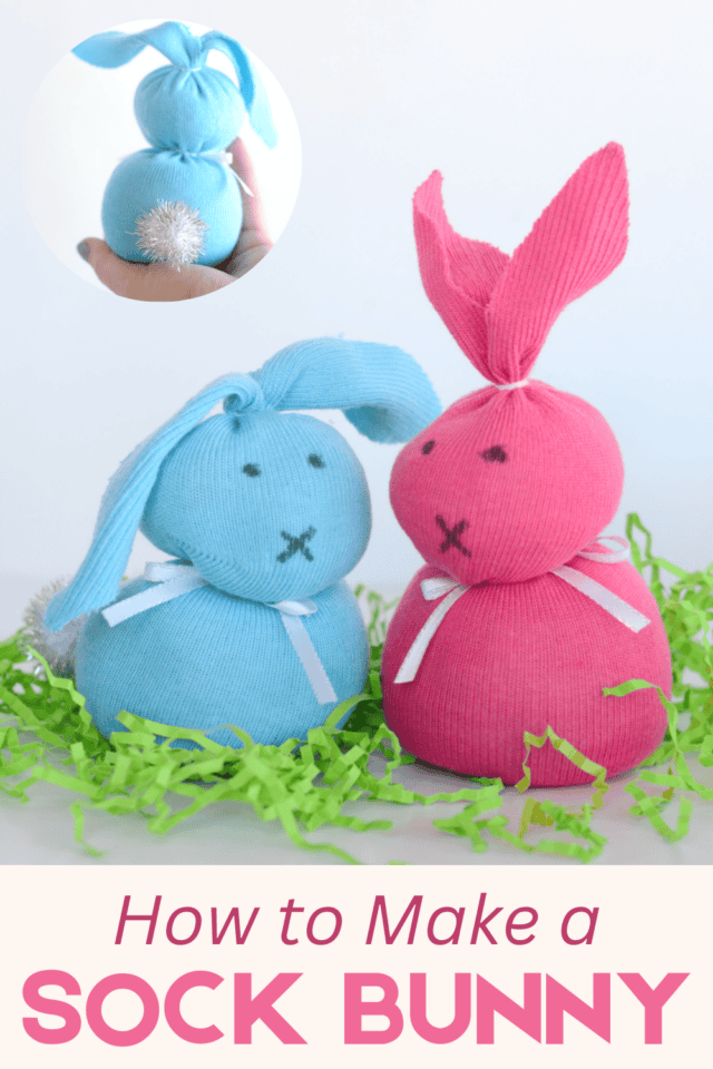 How to Make a Sock Bunny (Easy No-Sew Easter Craft for Kids)