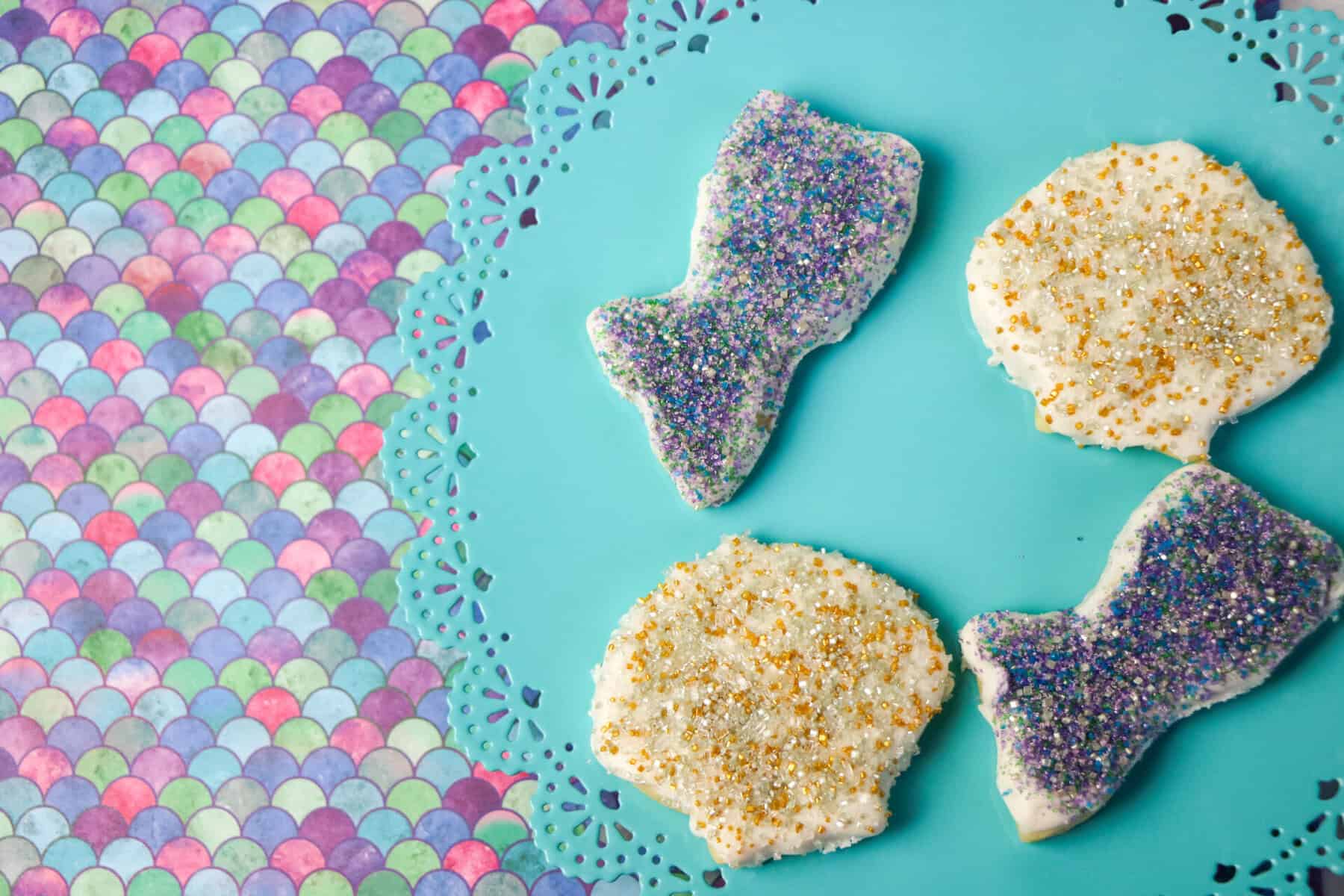 Decorated Mermaid Cookies Recipe for a Splash of Sweetness