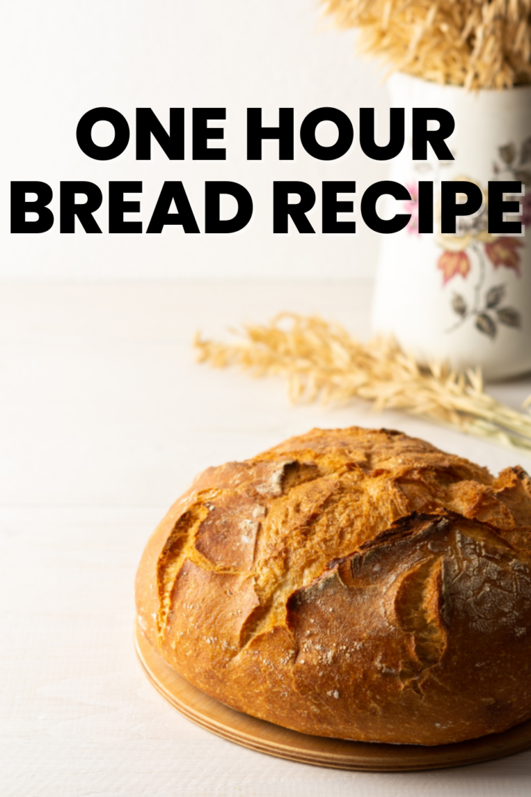 One Hour Bread Recipe | Easy Homemade Bread in Just 60 Minutes