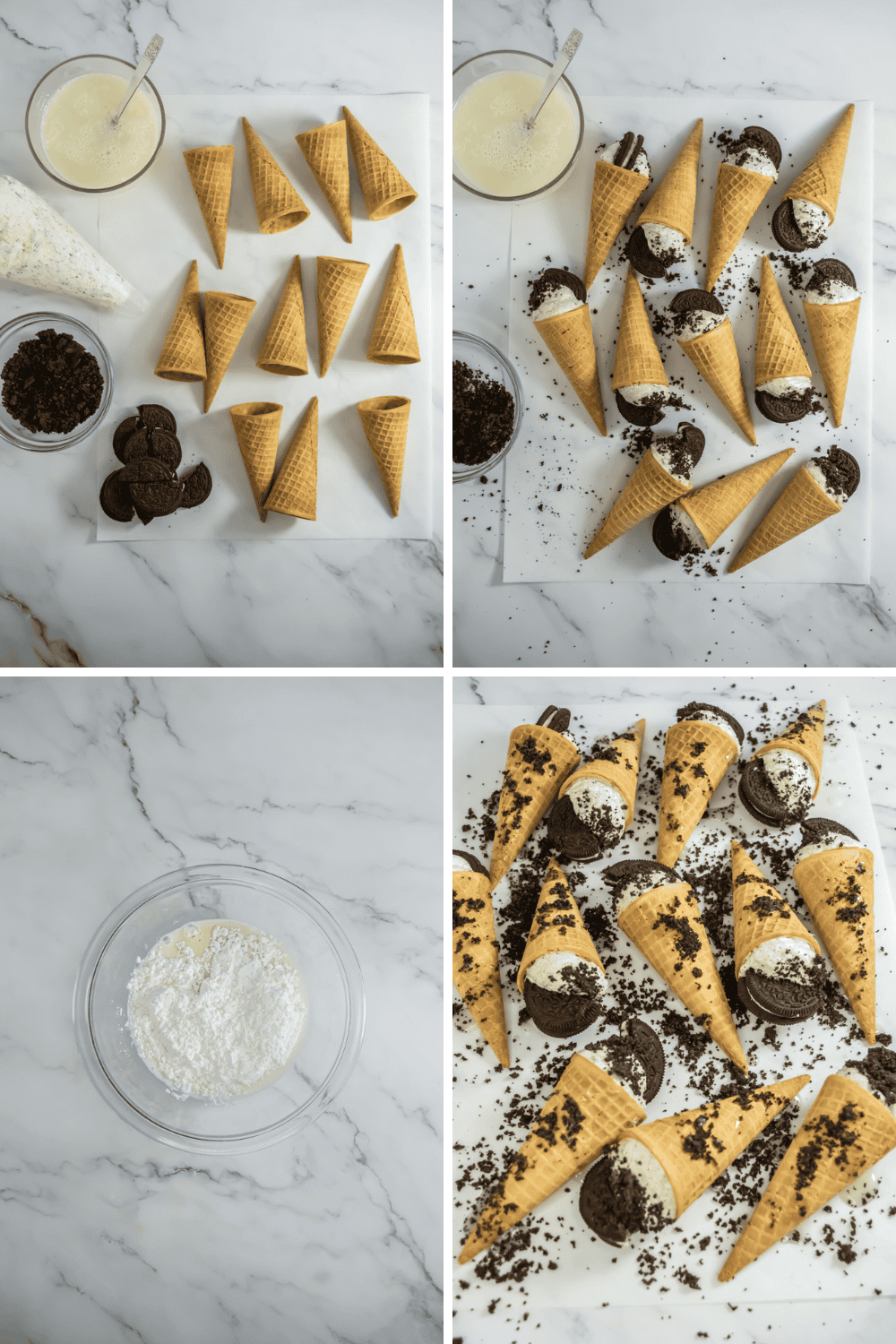 Oreo Cheesecake Cones – Creamy No-Bake Dessert (Easy!)