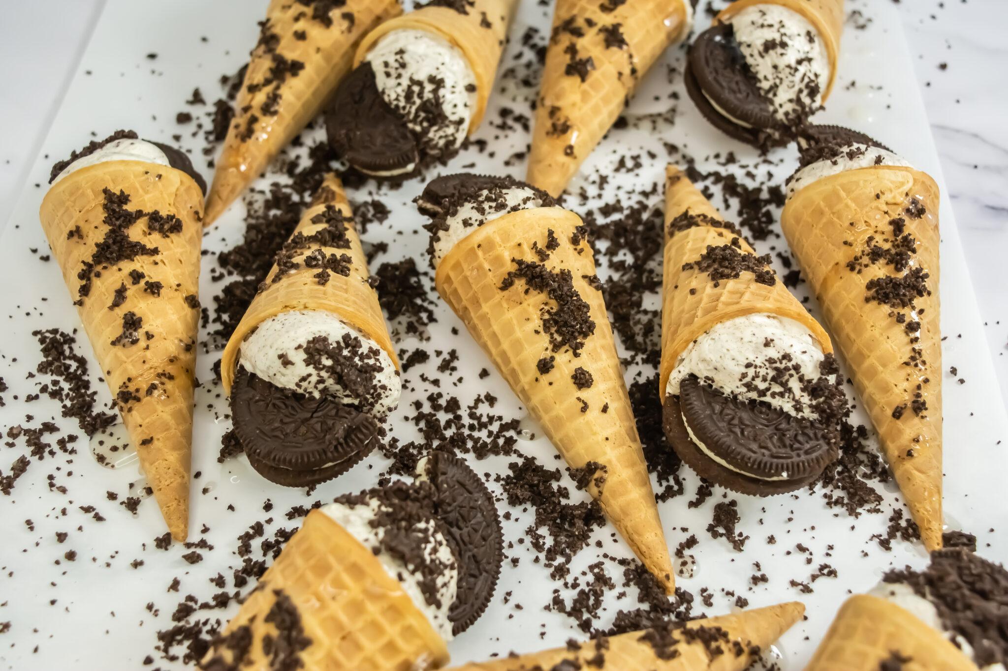 Oreo Cheesecake Cones – Creamy No-Bake Dessert (Easy!)