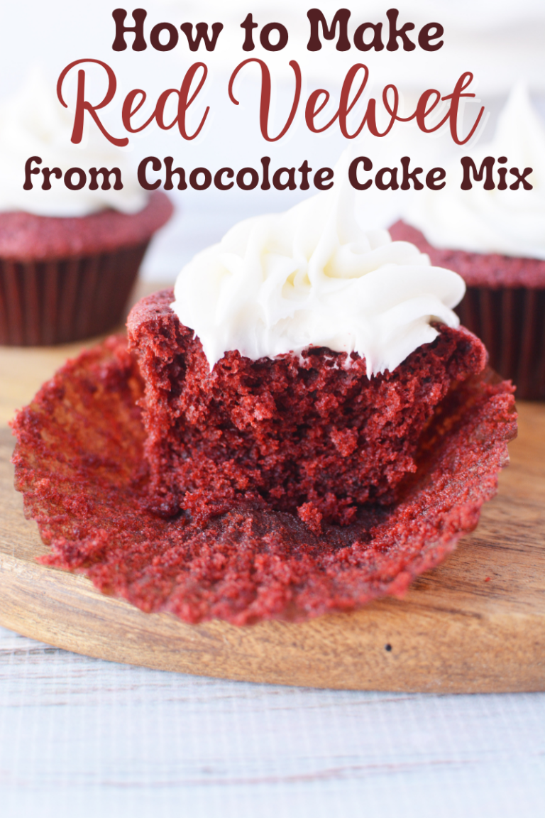 How to Make Red Velvet Cake from a Chocolate Cake Mix