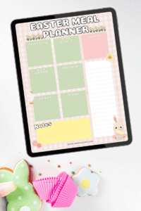 Printable Easter Meal Planner | Free Meal Planning Template
