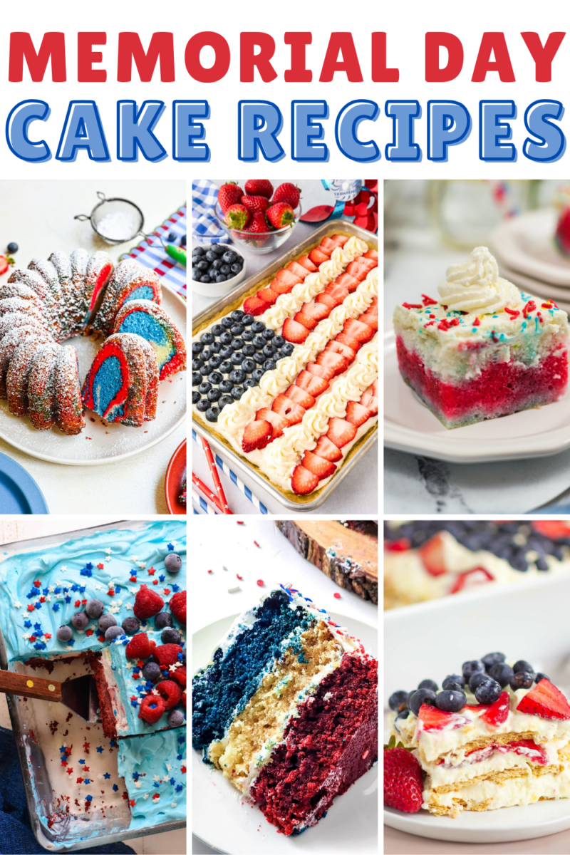 Memorial Day Cake Recipes | Festive Red, White & Blue Desserts