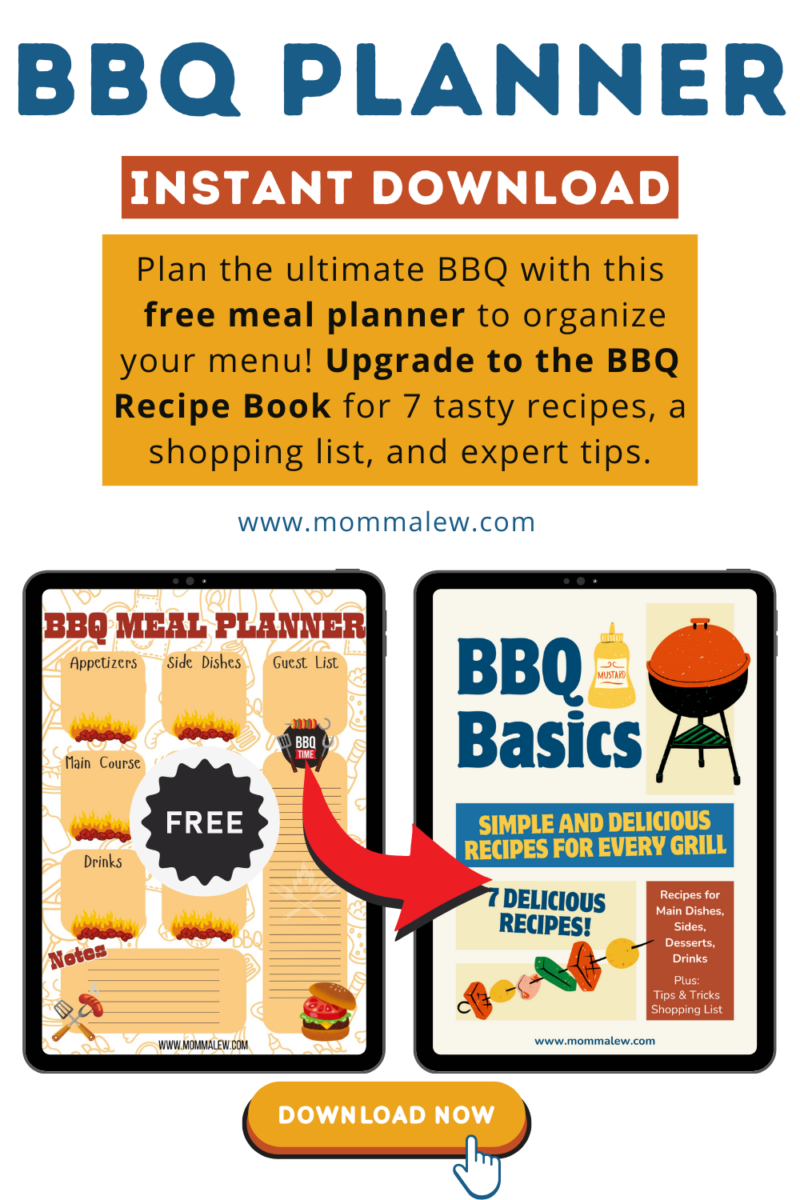 Plan the Perfect BBQ | Free BBQ Planner + Must-Have Recipe Book