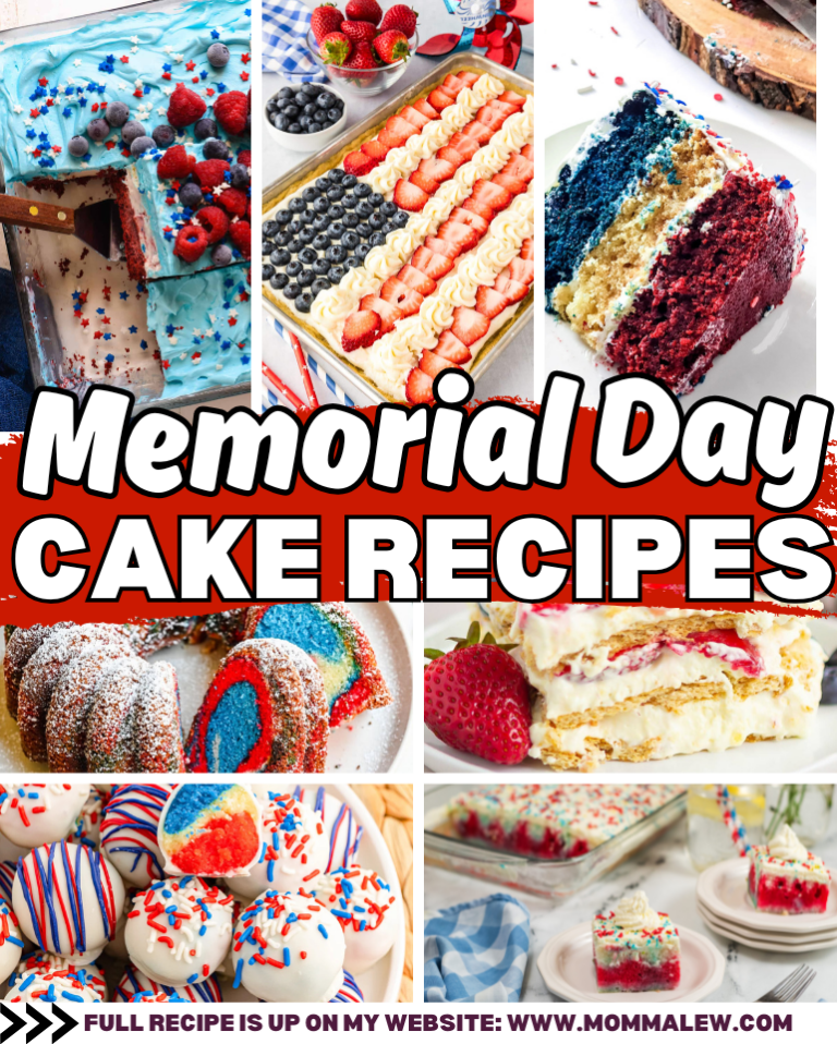 Memorial Day Cake Recipes | Festive Red, White & Blue Desserts
