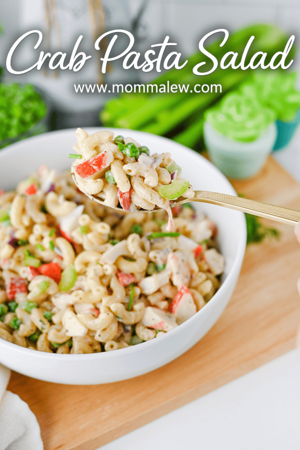 Crab Pasta Salad Recipe | Easy Seafood Pasta Salad